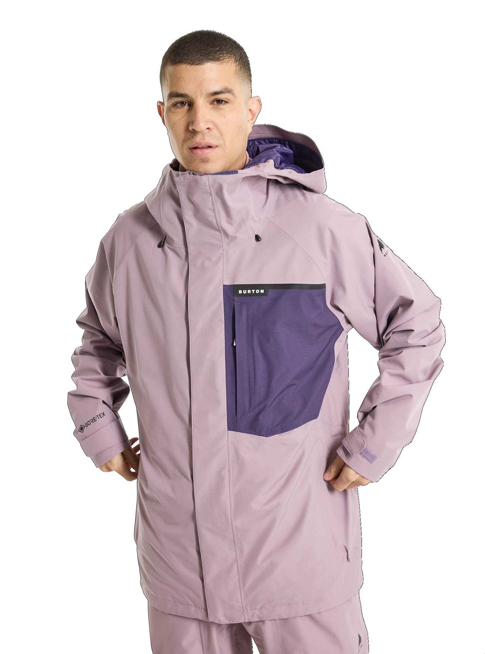 Burton Men's Standard Powline Gore-TEX 2L Jacket, Elderberry/Violet Halo, Medium