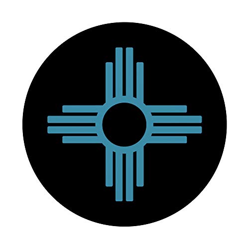 New Mexico Zia Symbol PopSockets PopGrip: Swappable Grip for Phones & Tablets