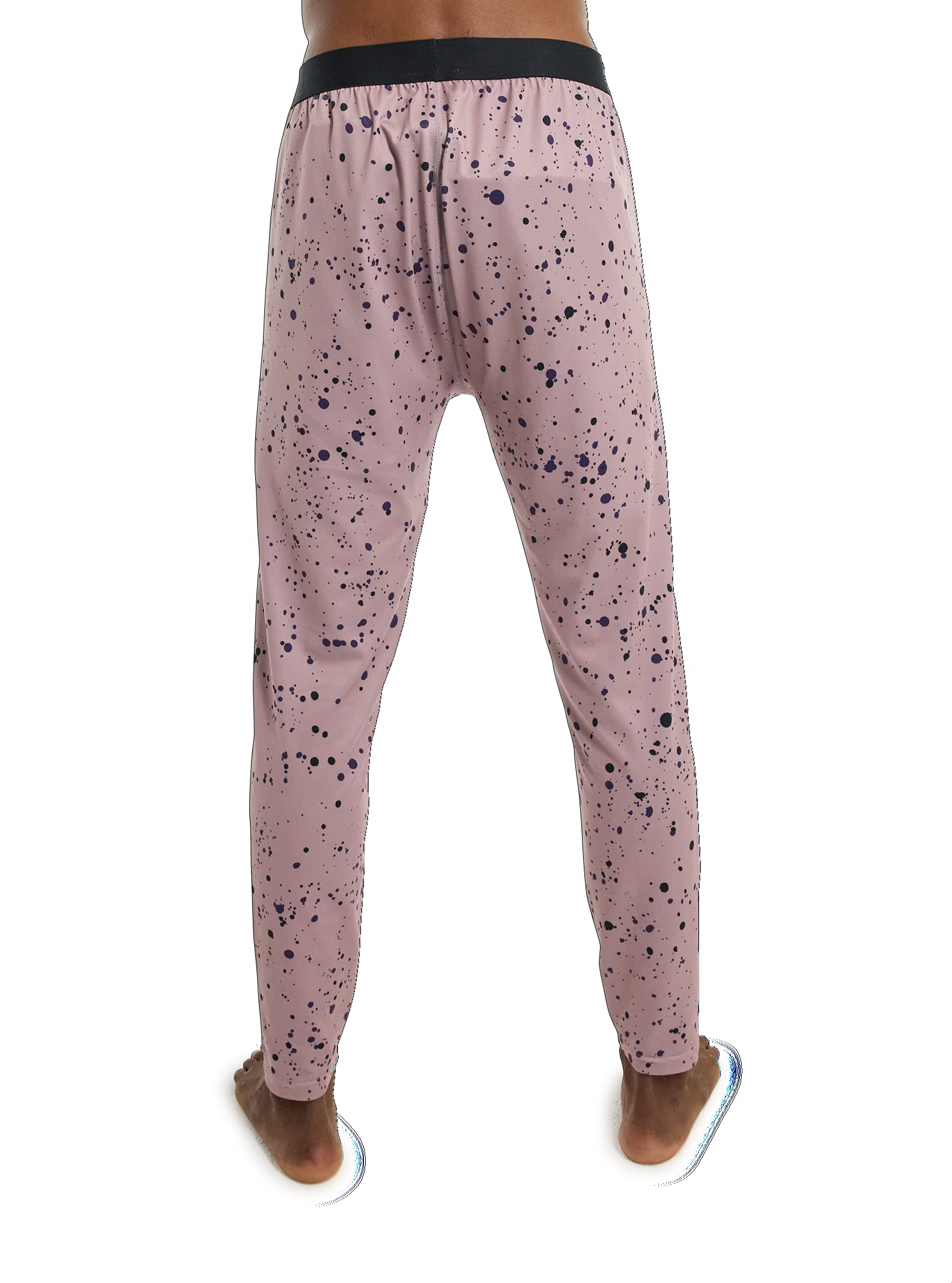 Burton Men's Standard Midweight Base Layer Pants, Elderberry Spatter, Medium