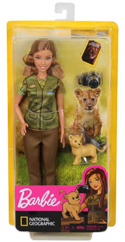 Barbie Photojournalist Doll, Brunette, Inspired by National Geographic for Kids 3 Years to 7 Years Old