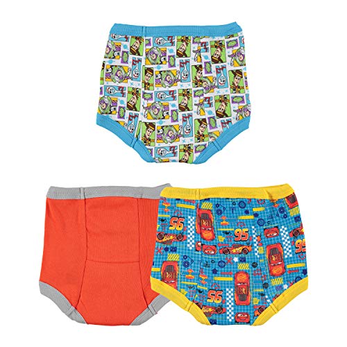 Disney Toddler Boys' Cars Toy Story Nemo 3 Pack Training Pant, Assorted, 2T