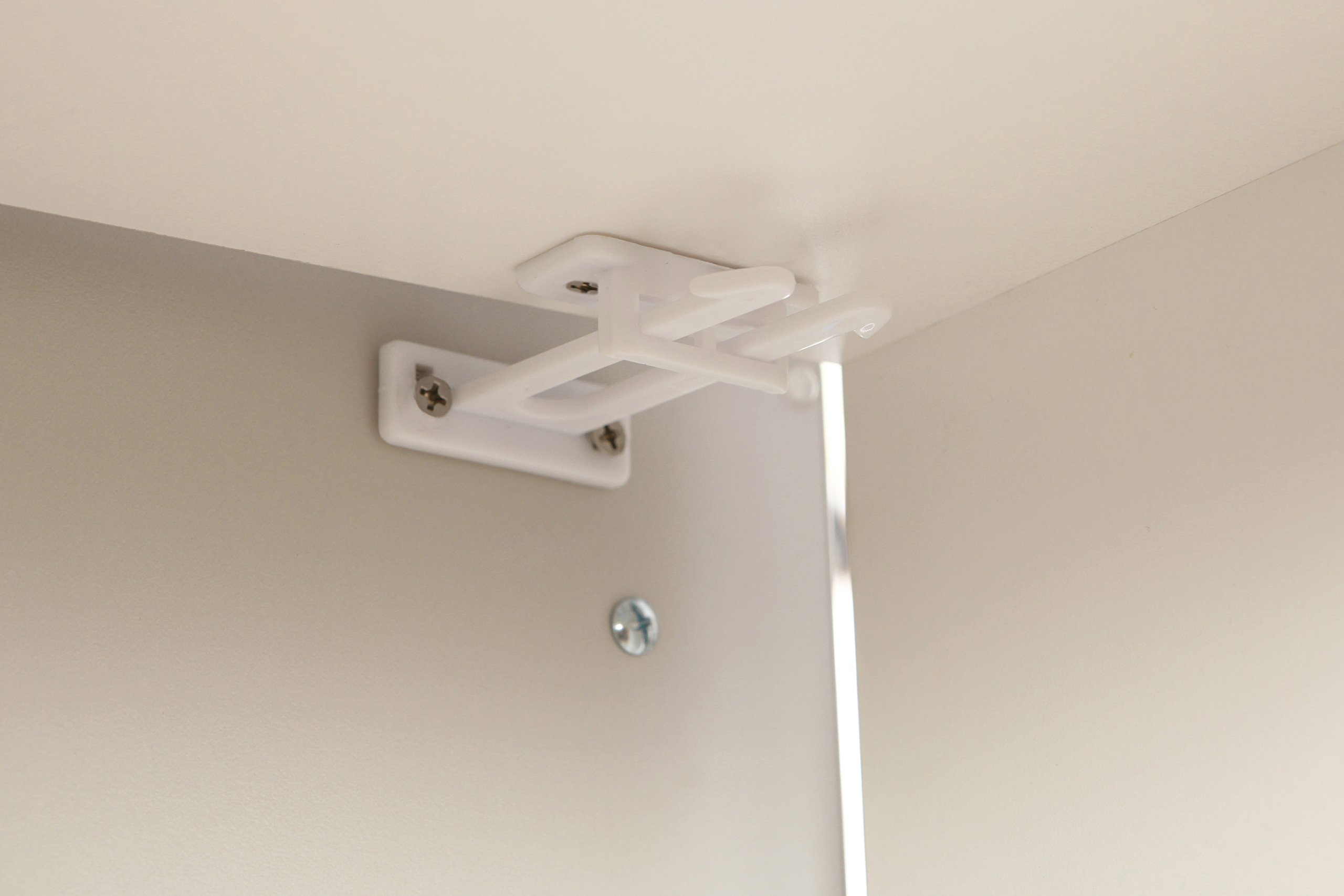 Dreambaby Twin Pin Latches, White (2 Pack)