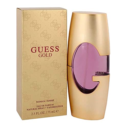 Guess Gold Women/Femme Eau de Parfum Perfume Spray For Women, 2.5 Fl. Oz.