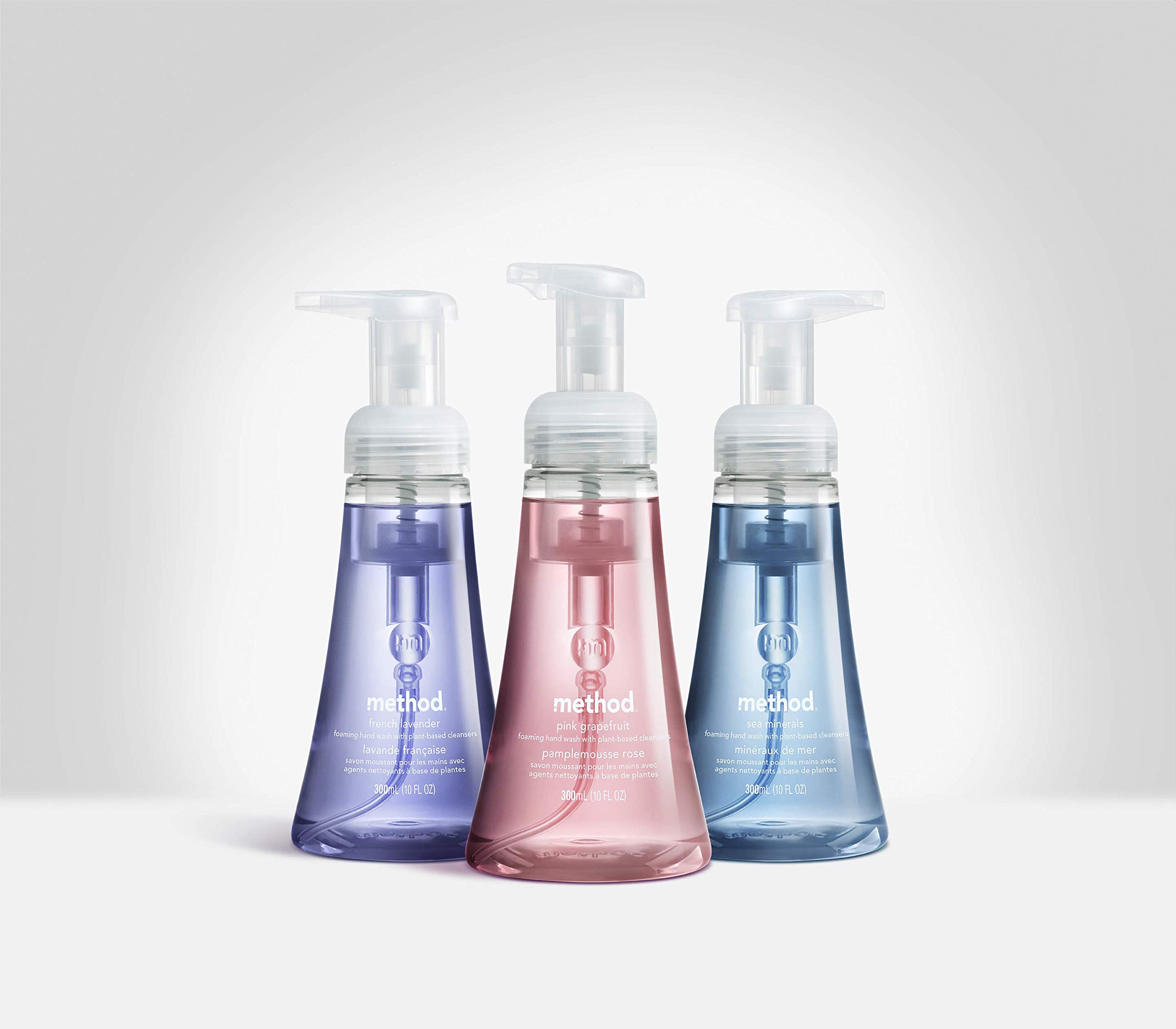 Method Foaming Hand Soap, Coconut Water, Biodegradable Formula, 10 fl oz (Pack of 3)