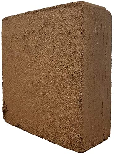 Hydro Crunch CB801 Coco Coir 2.5 Cubic Ft Block of Soiless Growing Media, Brown