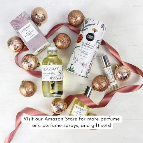 Neroli (Orange Blossom) Amber Perfume for Women | Rollerball (Roll on) Fragrance | Herb and Root 10ml