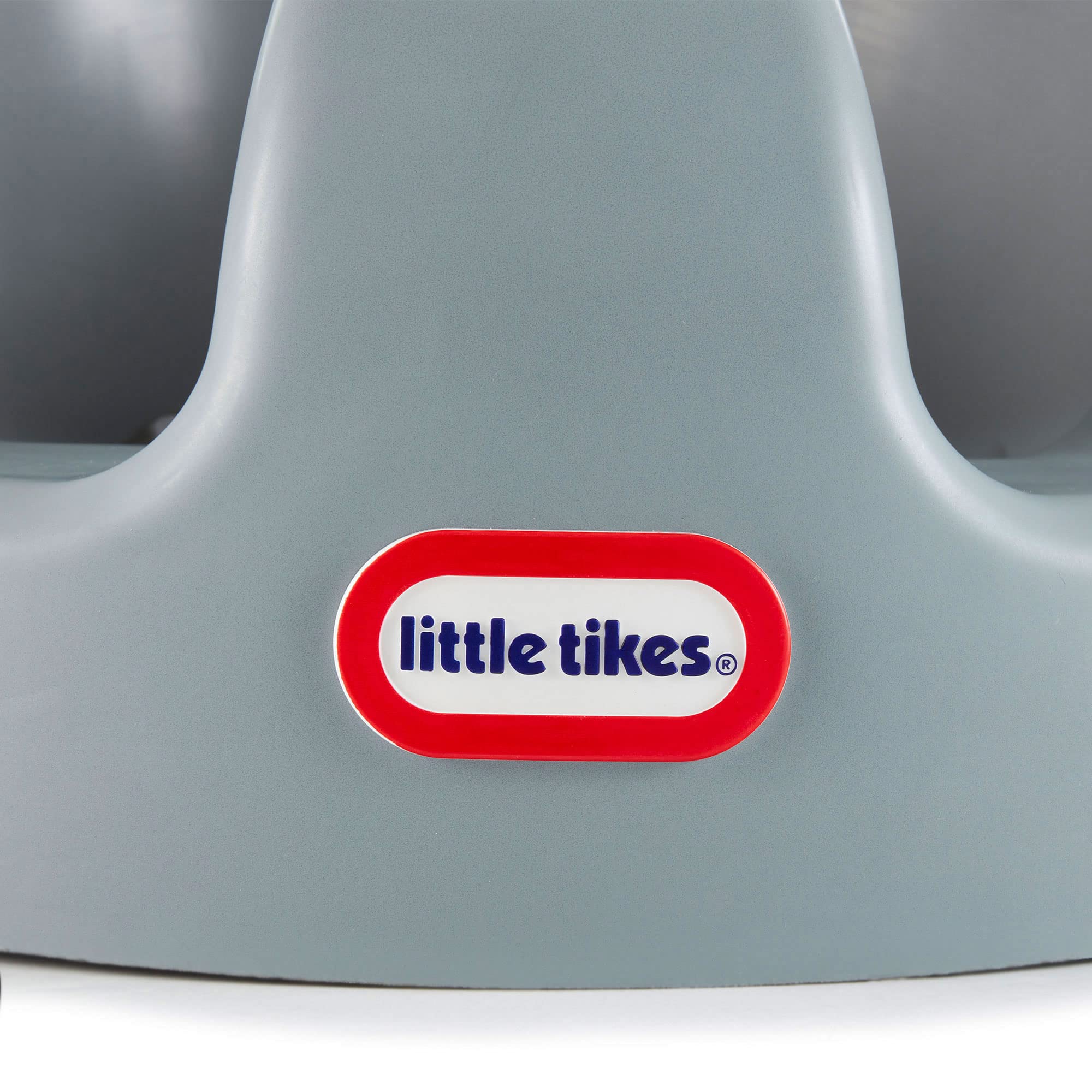 Little Tikes My First Seat Infant Toddler Foam Cushion Floor Support Seat Baby Chair, Grey