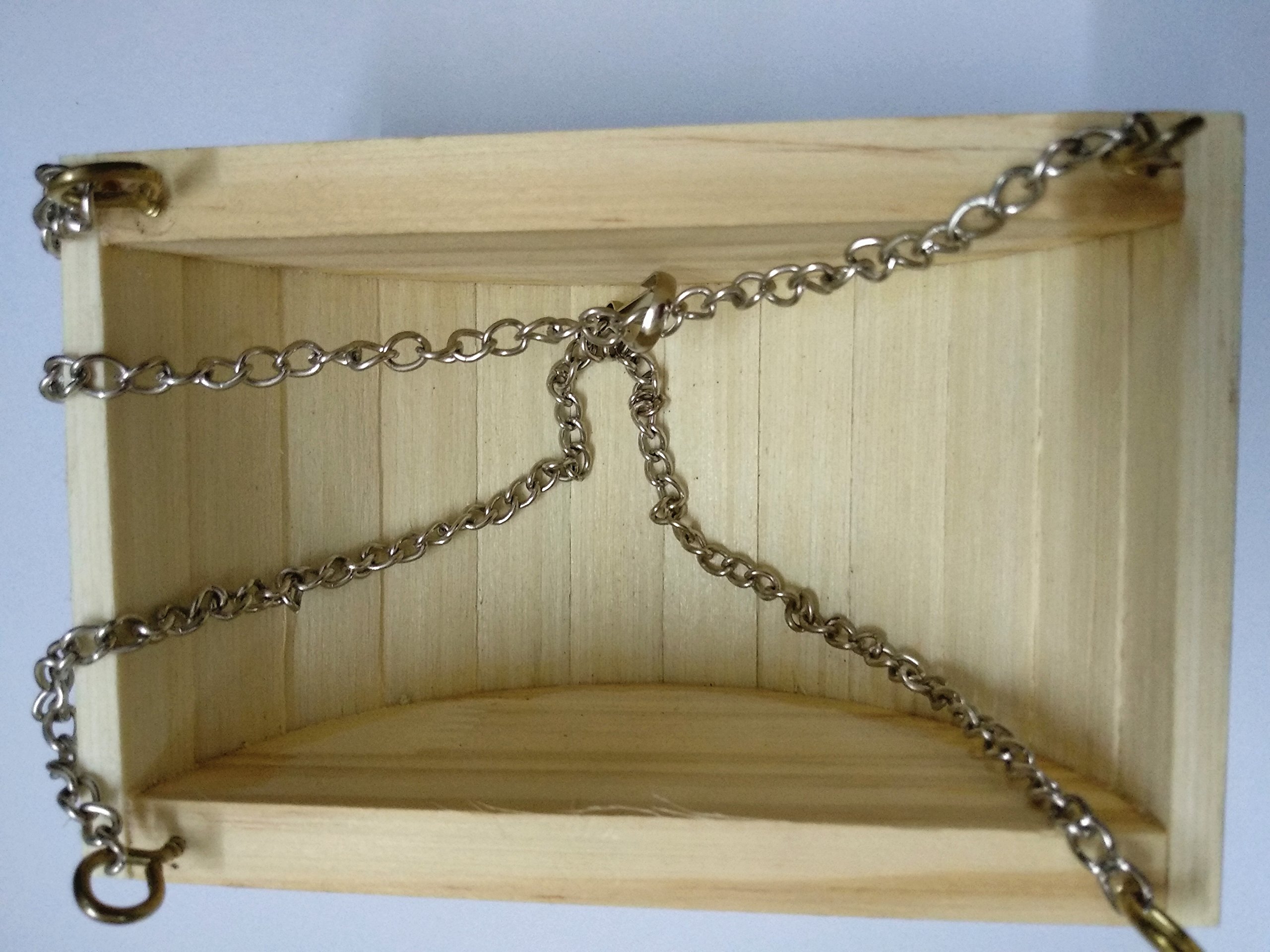 Hypeety Wooden Hamster Swing Toy for Dwarf Hamster Gerbil Rat Mouse Mice Small Animla Cage Perch StandToy