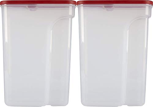 Rubbermaid Flip Top Cereal Keeper, Modular Food Storage Container, BPA-free, 22 Cup, 2 Pack