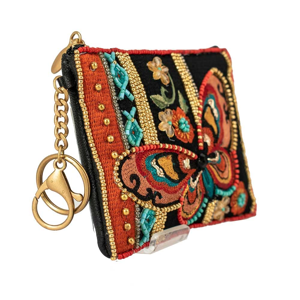 Mary Frances Womens Mary Frances Beaded Coin Purse-key Fobs (Journey) handbag, Multi, One Size US