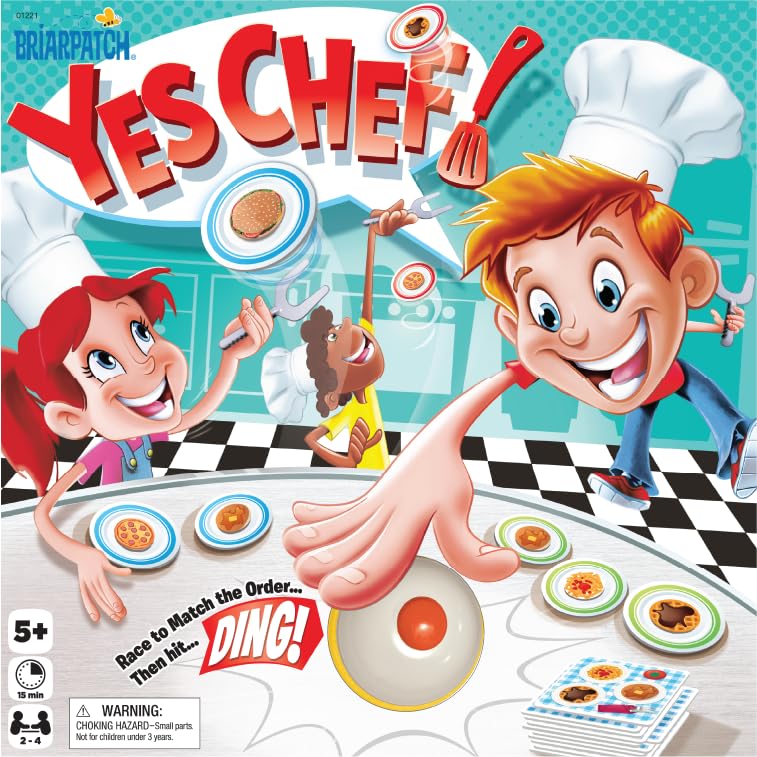 Briarpatch, Yes, Chef Cooking Game, Early Preschool Learning for Toddlers, Kindergarten and 1st Grade