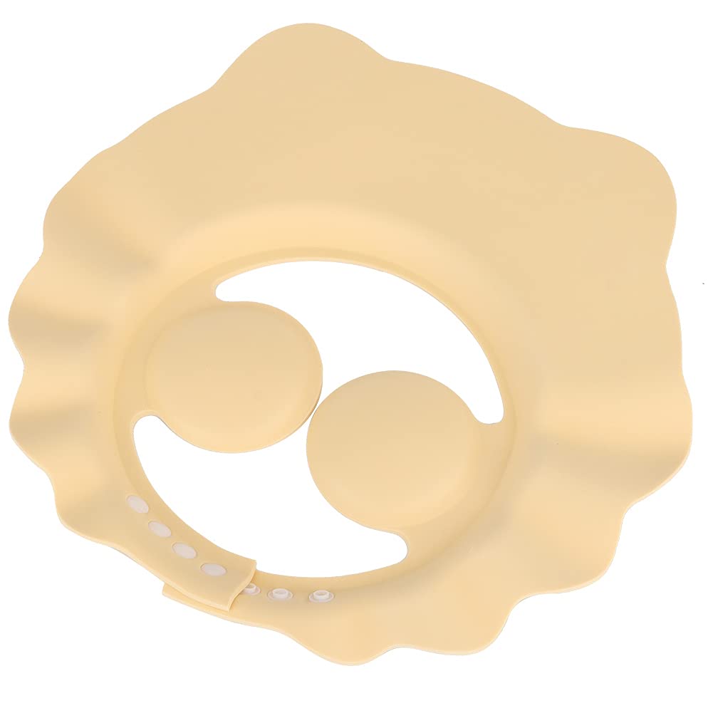 Adjustable Baby Shower Cap Waterproof Shampoo hat for Children Toddler Girls Boys Protecting ears eyes Silicone Bathing Crown.