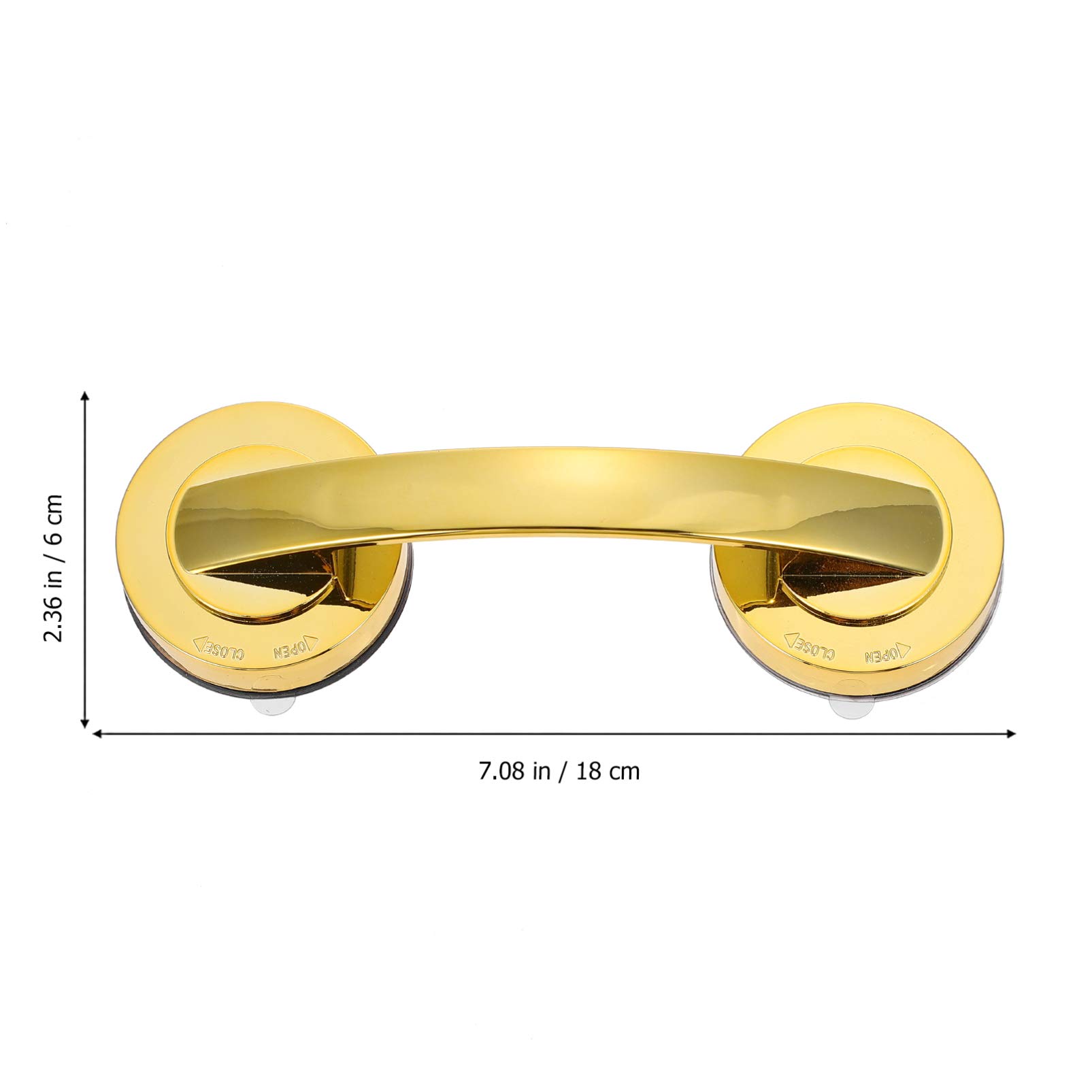 Cabilock 1pc Suction Handrail Bathroom Handrail Shower Bars Handicap Grab Bars Bathtub Safety Rail Kitchen Hand Rest The Injury Safety Handle Plastic Elder Advanced Door Handle