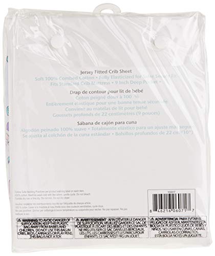 Trend Lab Jersey Fitted Crib Sheet, Mermaids