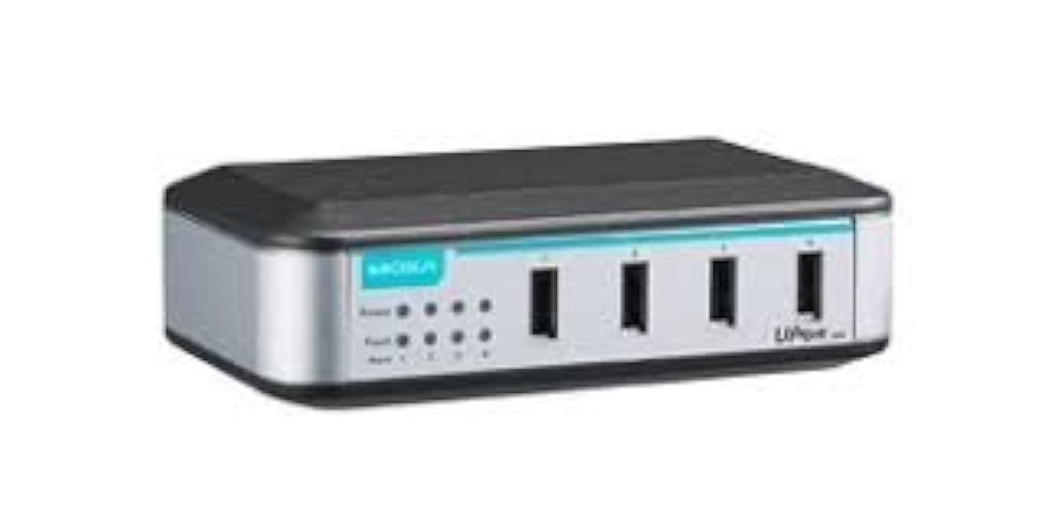 MOXA UPort 204-4 Ports Entry-Level USB Hub, with Adapter