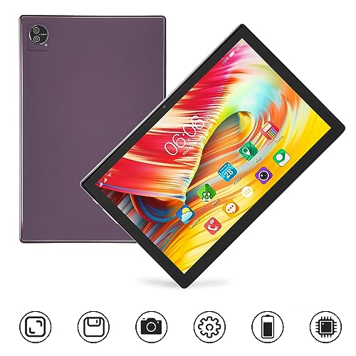 4G LTE 10.1 Inch Tablet, 8GB RAM 256GB ROM, FHD Display 4G LTE Gaming Tablet PC, Octa Core CPU, Dual SIM Dual Standby, for Android 12 (US Plug)