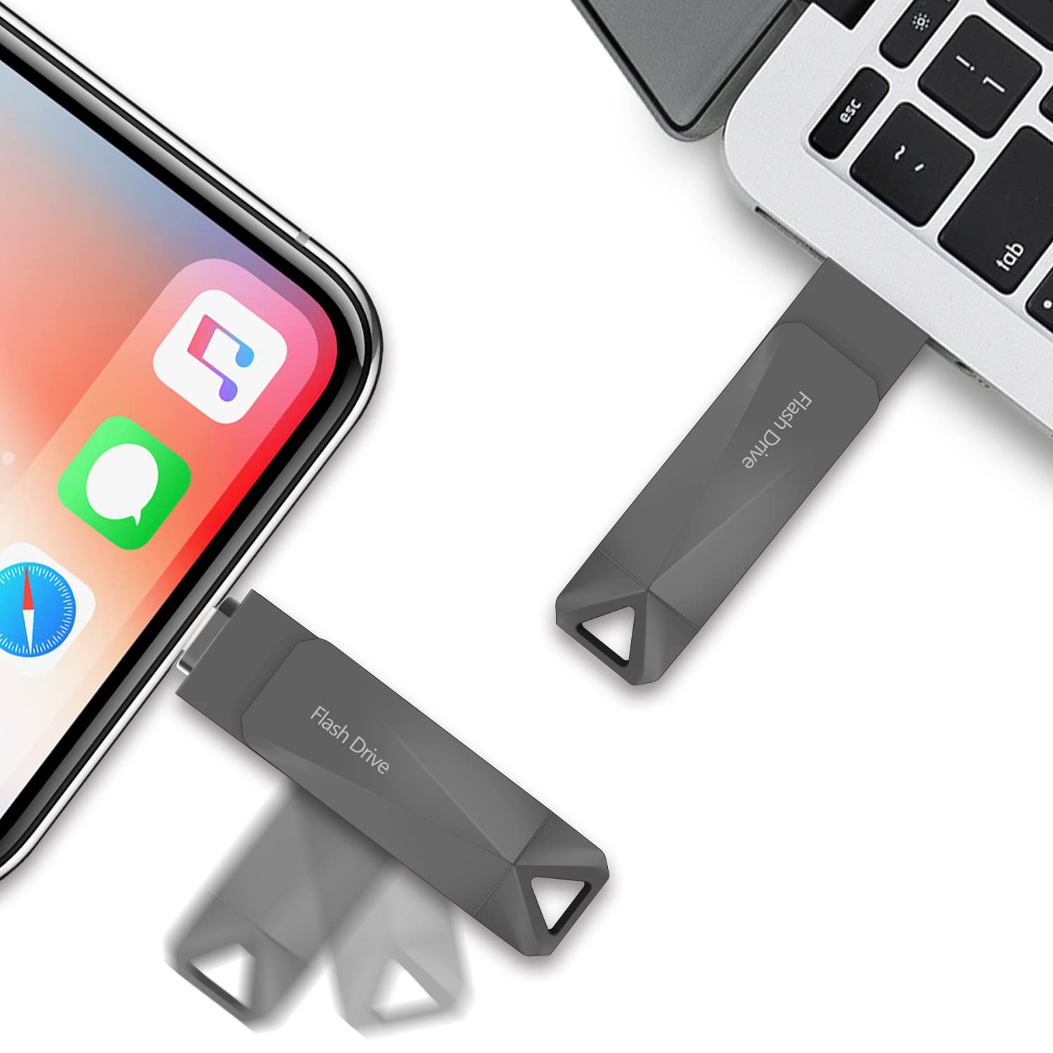512GB Photo Stick for iPhone, Qainerly USB Flash Drive