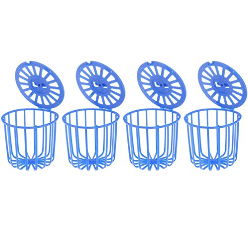 POPETPOP 2Pack Bird Parrot Feeder Cage Fruit Vegetable Holder Cage Hanging Basket Container Foraging Toys Bird Food Holder Bird Cage Accessories
