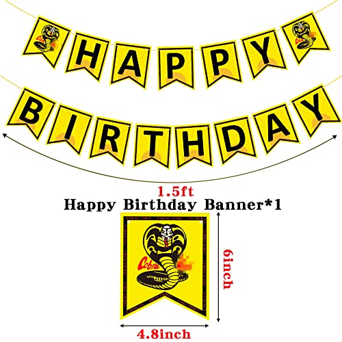 51Pcs Birthday Decorations Kit Including Latex Balloons, Banner, Cake & Cupcake Toppers, Party Supplies for Adults