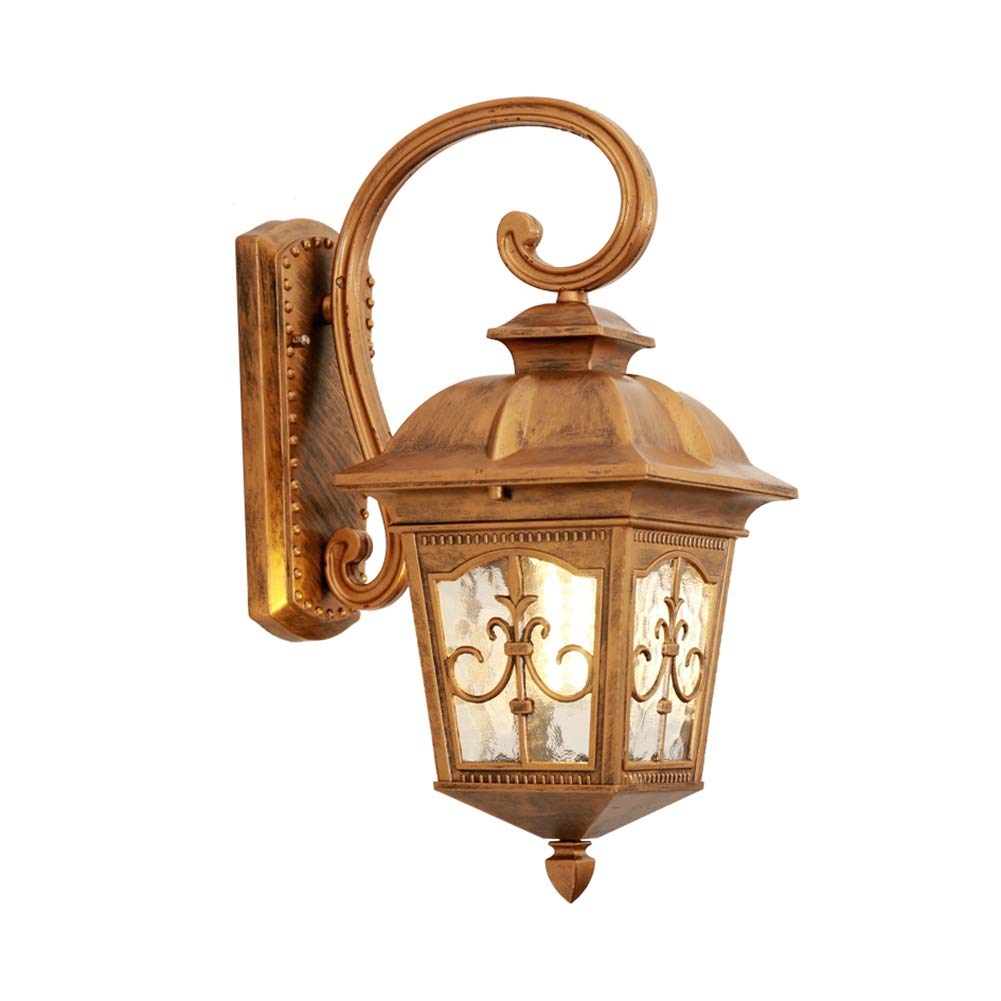 BUYAOBIAOXL Outdoor Wall Lights Wall Lamp European Outdoor Waterproof Aisle Garden Home Balcony Villa Outdoor Gate Courtyard Corridor