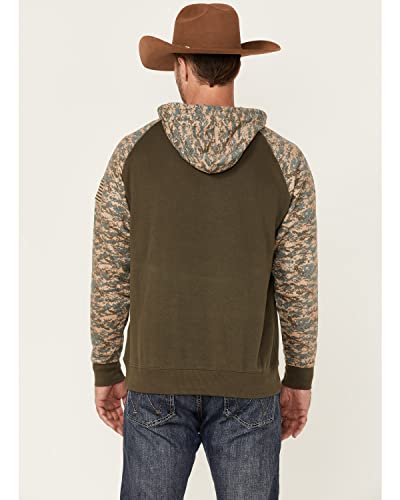 Ariat Male Patriot Hoodie Sage Camo X-Large