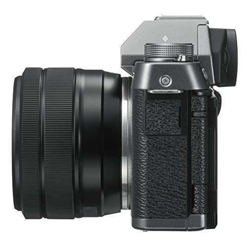 Fujifilm X-T100 Mirrorless Digital Camera w/XC15-45mmF3.5-5.6 OIS PZ Lens - Dark Silver (Renewed)