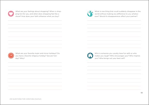 Before We Marry: A Journal for Christian Couples: 250 Questions for Couples to Grow Together In Faith