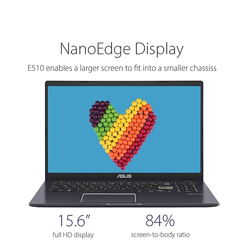 ASUS 2023 Newest Vivobook Laptop, 15.6” FHD Display, Intel Quad-Core Processor, 4GB RAM, 64GB eMMC, Ultra Thin, Wi-Fi, Long Battery Life, Windows 11 Home in S Mode, Star Black