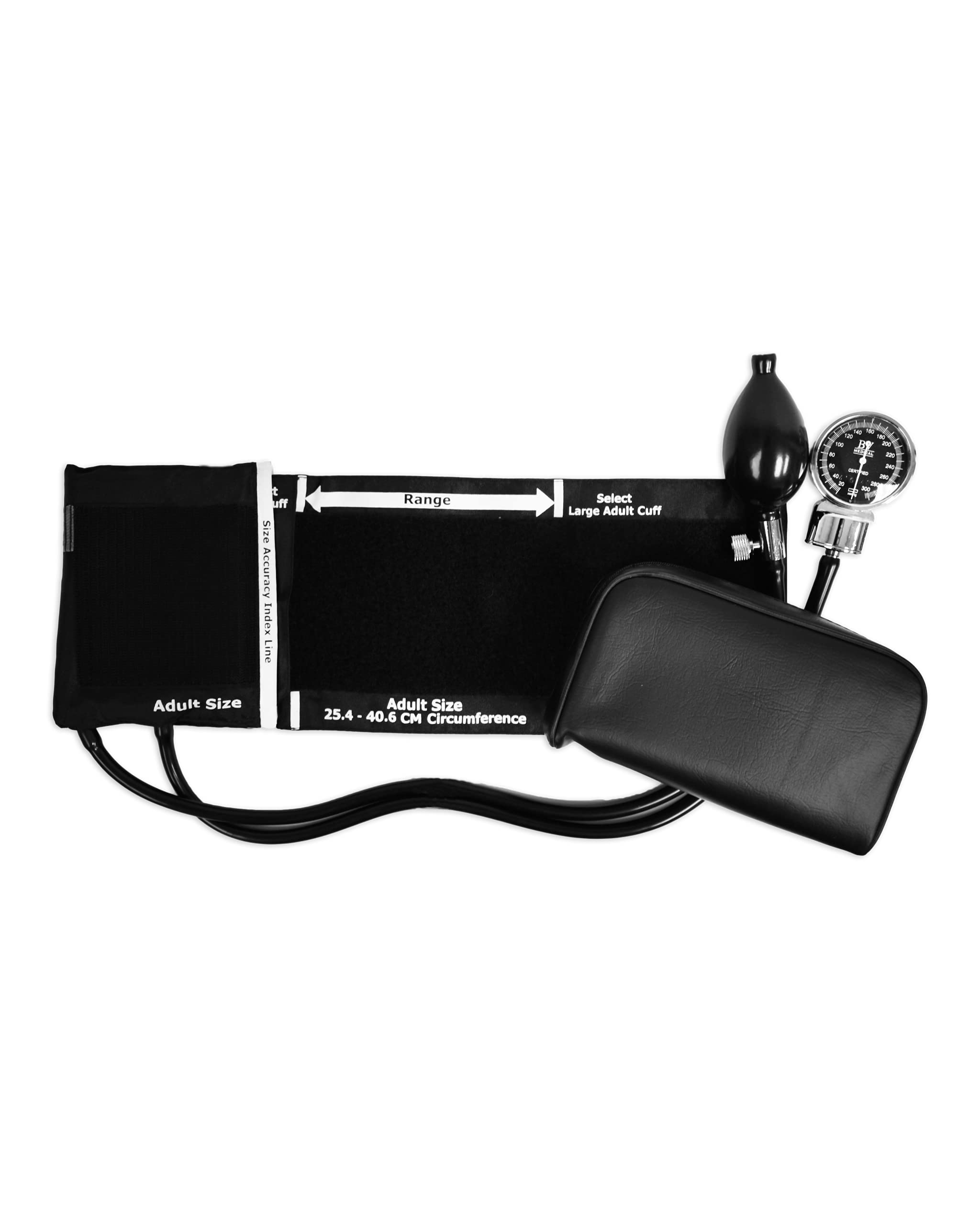 BV Medical Optimum Adult Aneroid Sphygmomanometer (10 to 16 inches) Manual Blood Pressure