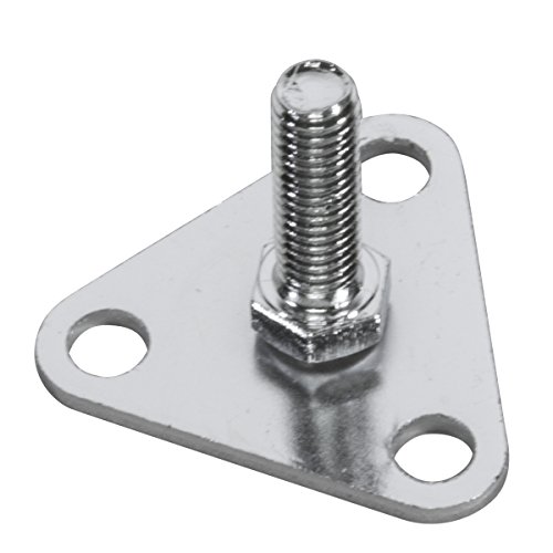 Akro-Mils AWFOOTPLATE4PK - Foot Plate for Chrome Wire Shelf System Upright Leg- Pack of 4(Pack of 4)