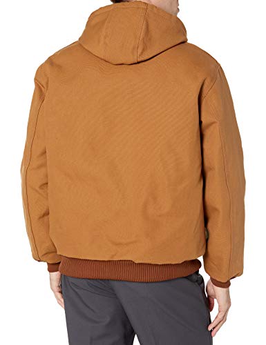 CarharttMenLoose Fit Firm Duck Insulated Flannel-Lined Active JacketBrownX-Large