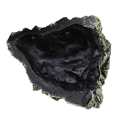 ciciglow Fish Hiding Cave Aquarium Turtle Reptile Basking Hide Habitat Shelter,Reptile Cave Huts Hideouts Place, for Aquarium Terrarium Decoration Ornament, High Simulation (Medium Turtle Cave)