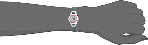 Armitron Sport Women's Quartz Sport Watch with Resin Strap, Gray, 12 (Model: 45/7012PGY)