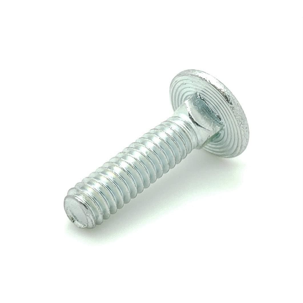 Ten (10) 1/4-20 x 1" Long Carriage Bolts Set w/Nuts & Washers (BCP277)