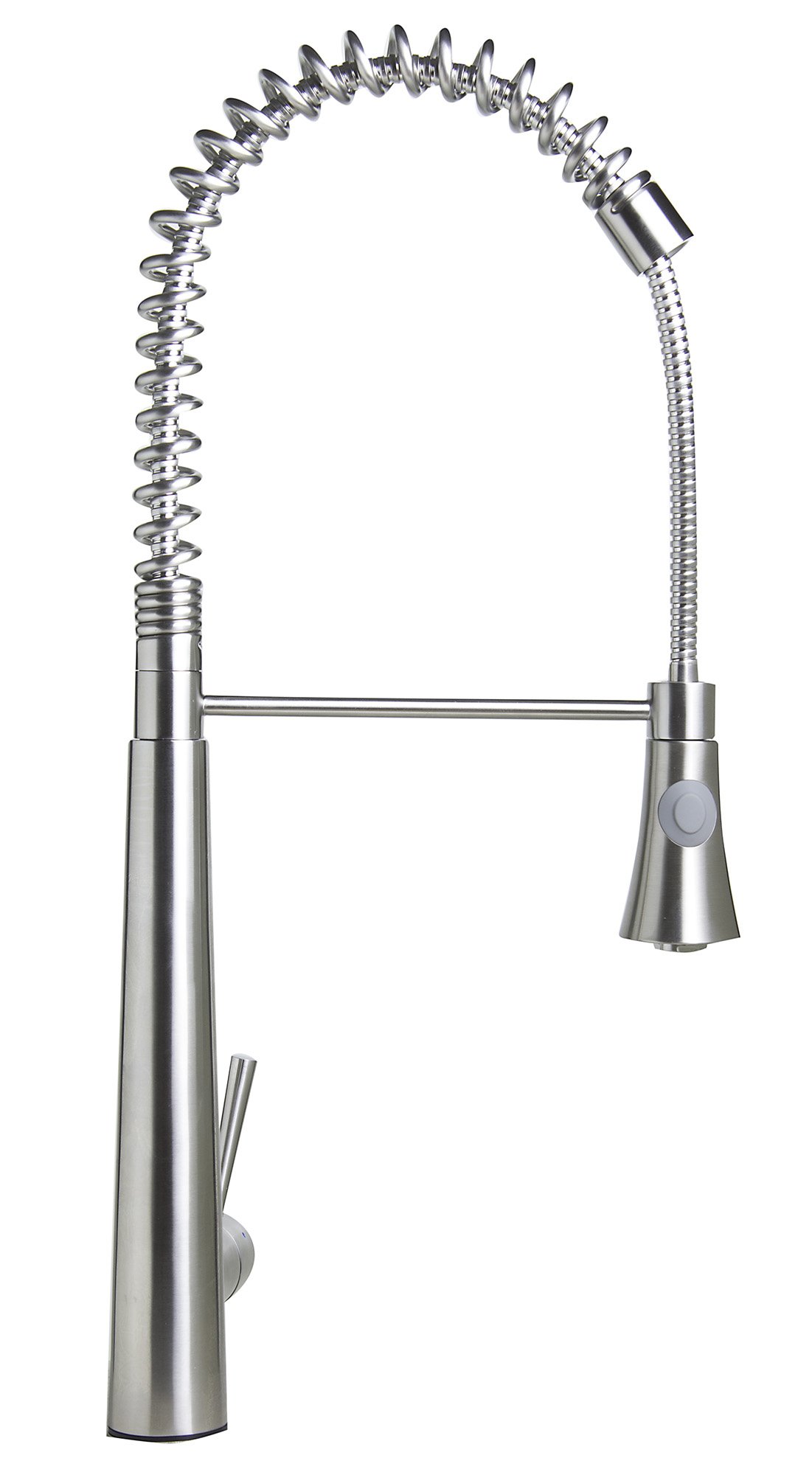 ALFI Brand AB2039S Solid Stainless Steel Commercial Spring Kitchen Faucet