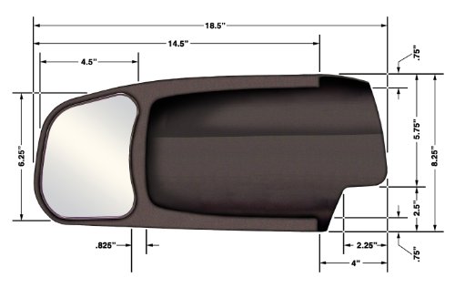 CIPA 11400 Dodge Custom Towing Mirror