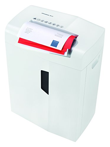 HSM shredstar X17, 17-Sheet Cross-Cut Paper/CD/Card Shredder, P-4 Security Level, 6.9 Gallon, White