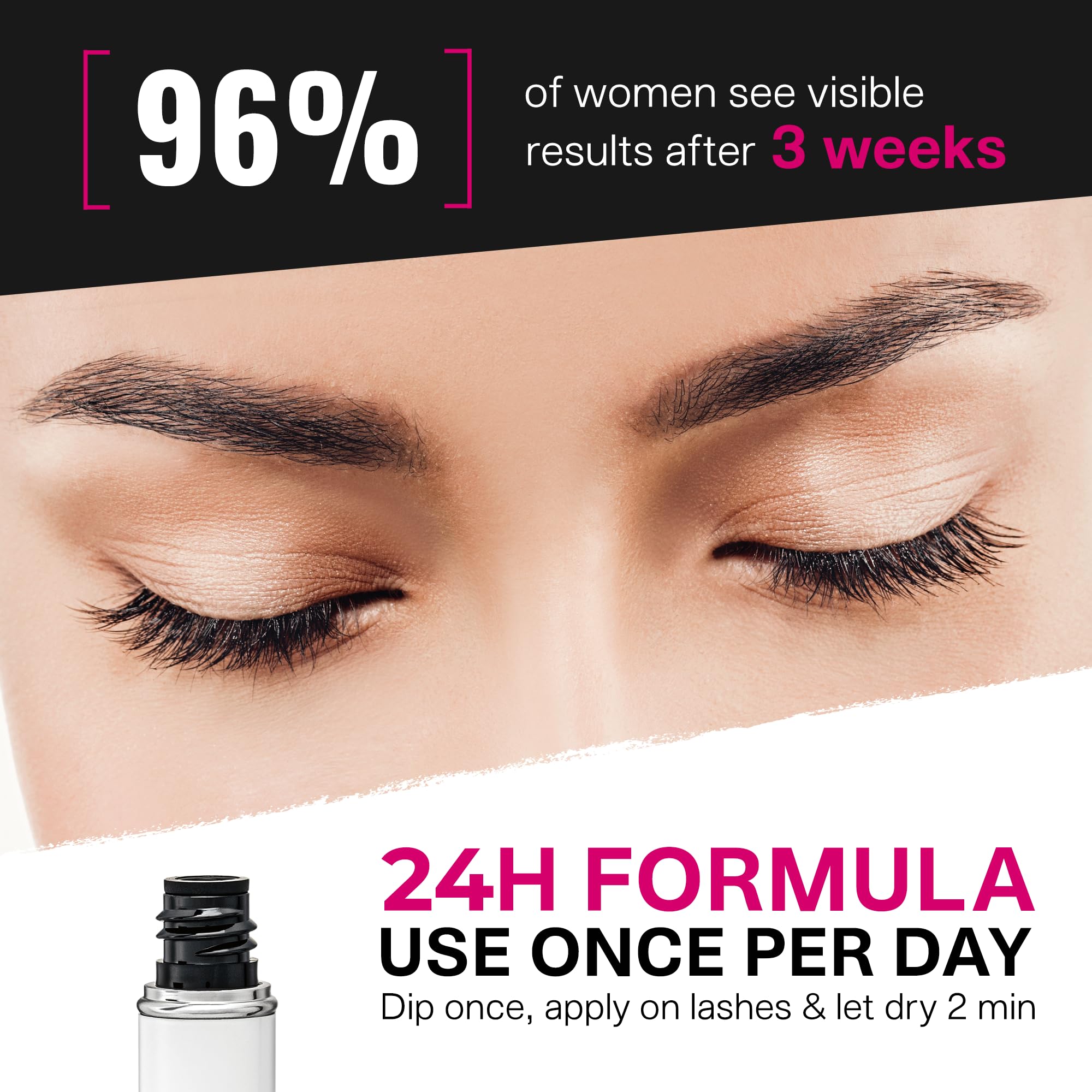 LASHCOCA!NE eyelash growth serum to grow longer & fuller eyelashes | vegan lash enhancing serum | test winner “VERY GOOD” for eyelash extensions | long eye-lashes by Svenja Walberg