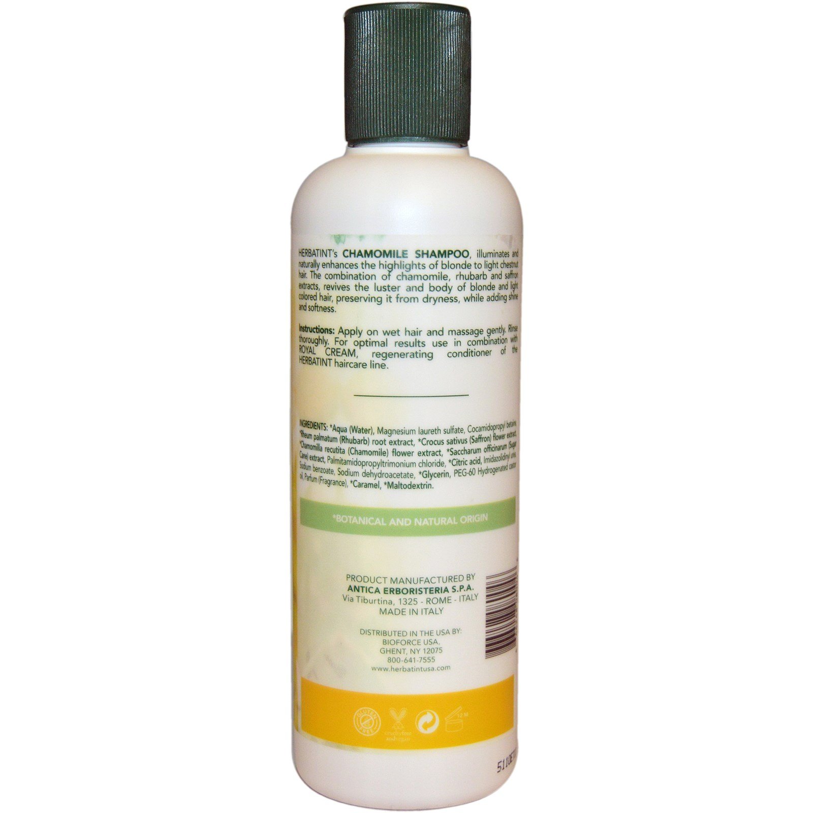 Herbatint Normalizing Shampoo and Royal Cream Conditioner Bundle With Aloe Vera, 8.79 fl oz each