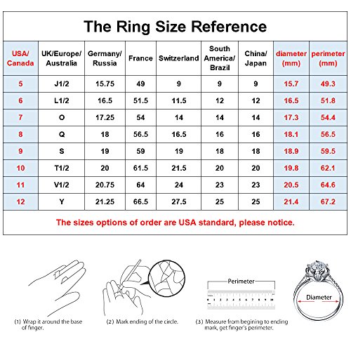 iGEM 925 Sterling Silver Princess Cut Rainbow Mystic Topaz Ring Wedding Band (6)
