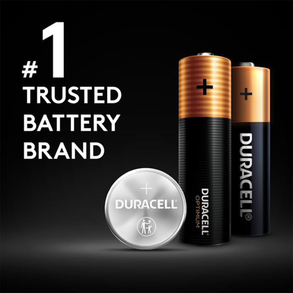 DURACELL DL2032B2PK Lithium Medical Battery, 3V, 2/Pk