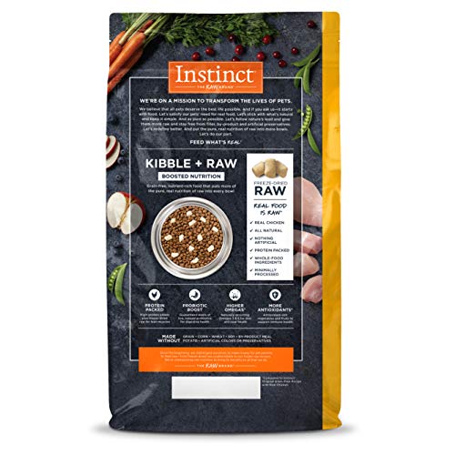 Instinct Raw Boost Grain Free Recipe with Real Chicken Natural Dry Cat Food, 10 lb. Bag
