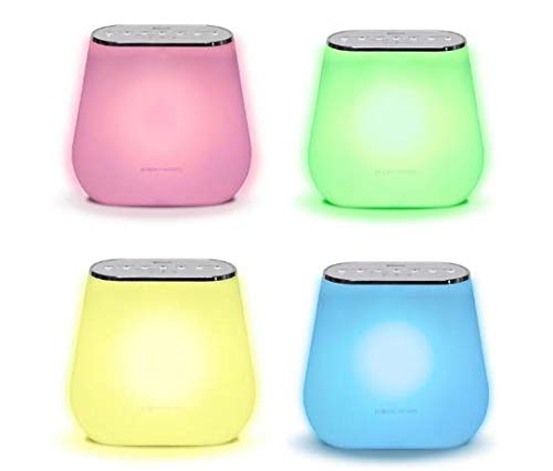 Project Nursery Bluetooth Smart Sound Soother with Multi-Color Nightlight, Alexa Enabled, Voice Control, 3 Natural Sounds, 3 Lullabies, Power Adapter Included