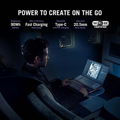 ASUS ROG Zephyrus Duo 16 (2022) Gaming Laptop, 16” 165Hz IPS Type WUXGA 16:10 Display, NVIDIA GeForce RTX 3060, AMD Ryzen 7 6800H, 16GB DDR5, 1TB SSD, Windows 11, GX650RM-ES74