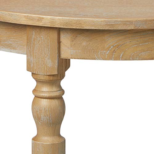 Linon Table, Light Natural Brown, 42 x 42 x 30