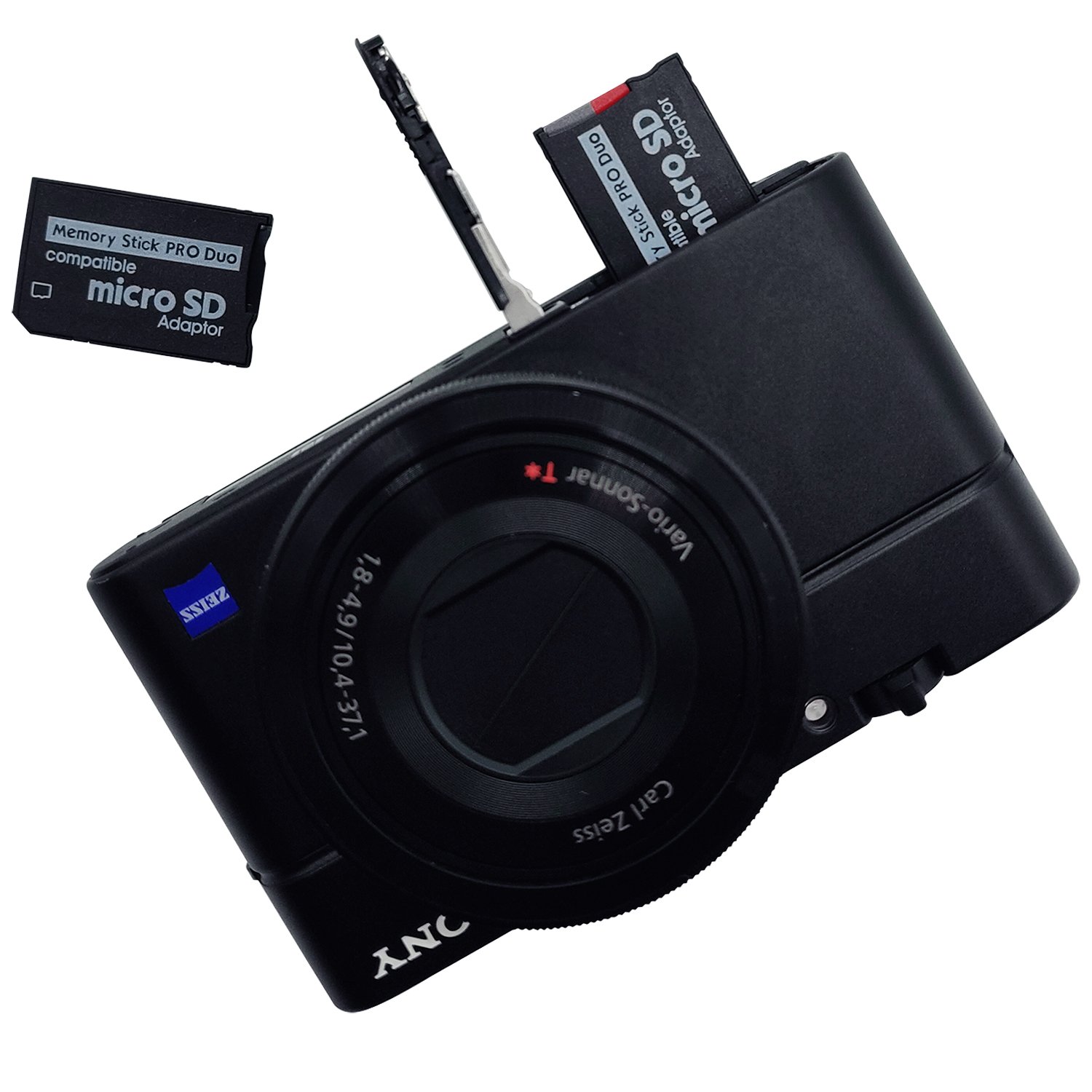 PSP Memory Stick Adapter, Funturbo Micro SD to Memory Stick PRO Duo MagicGate Card for Sony PlayStation Portable, Camera, Handycam