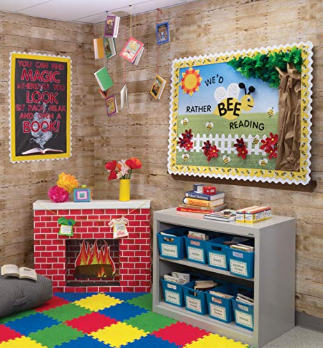 Fadeless Bulletin Board Paper, Fade-Resistant Paper for Classroom Decor, 48โ x 50โ, Weathered Wood, 1 Roll