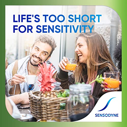 Sensodyne Fresh Mint Sensitive Toothpaste, Cavity Prevention and Sensitive Teeth Treatment - 4 Ounces (Pack of 3)