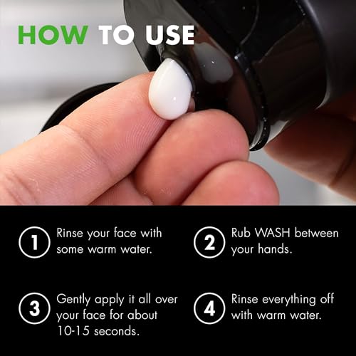 Tiege Hanley Daily Men's Face Wash - Gentle Fragrance-Free Cleansing Agent for Men - 6.5 Ounces