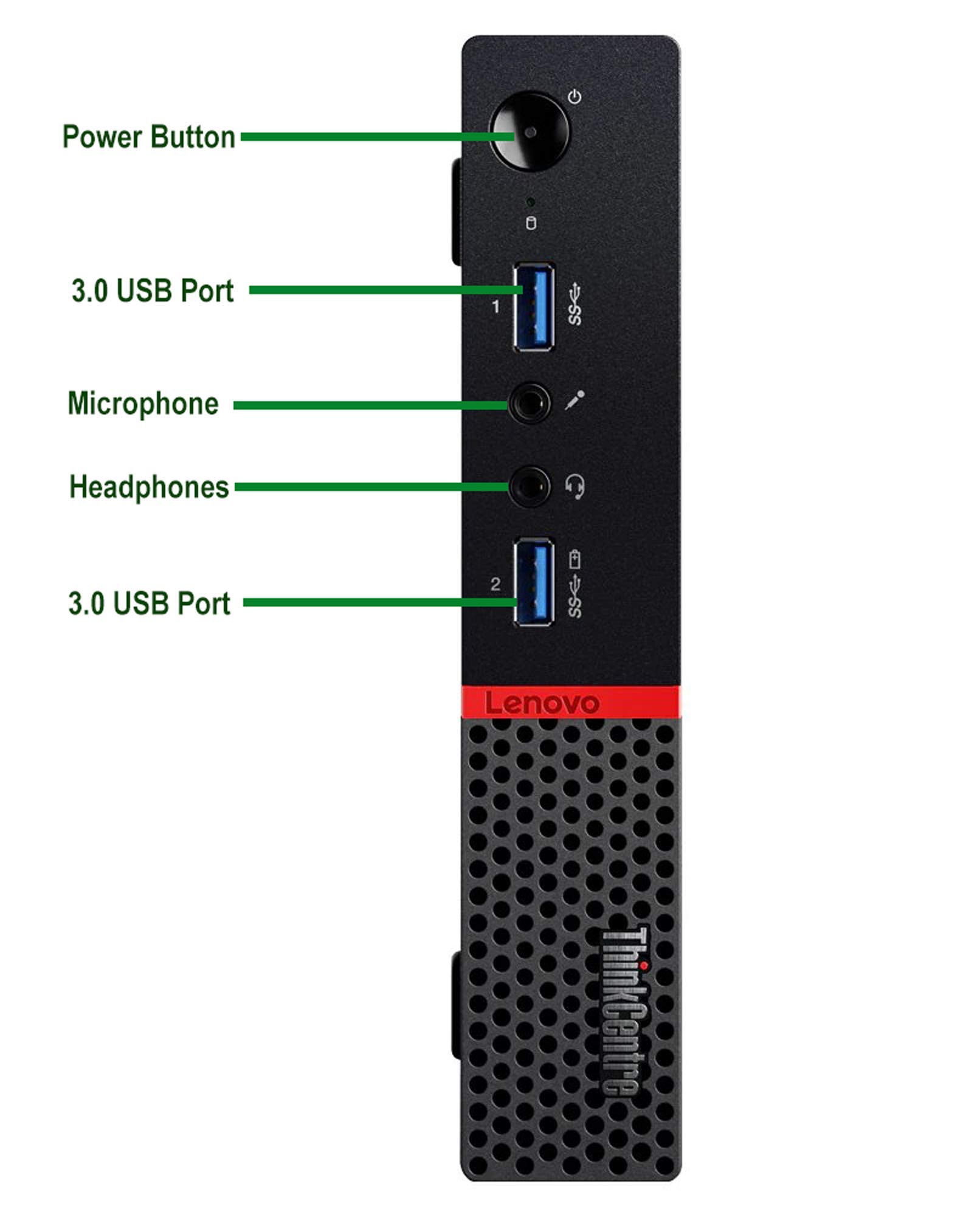 Lenovo M900 Tiny Computer Micro Tower PC, Intel Core i5 6400T Processor, 16GB DDR4 Ram, 512GB M.2 SSD,Wireless Keyboard & Mouse, Wifi | Bluetooth, New 23.8" FHD LED Monitor, Win 10 Pro (Renewed)